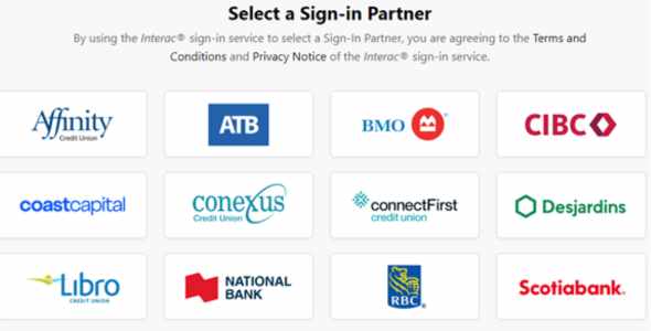connectFirst - Interac Sign in Services
